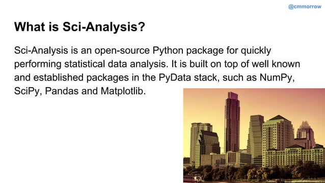 Introduction To Exploratory Data Analysis With The Sci Analysis Python Package Pdf