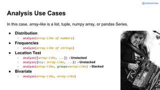 Introduction to Exploratory Data Analysis with the sci-analysis Python Package | PDF