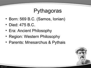 Pythagoras | PPT