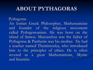 Pythagoras | PPTX