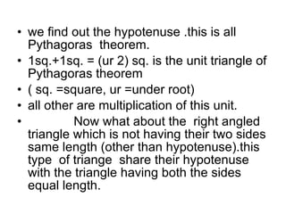 Pythagoras theorem | PPT
