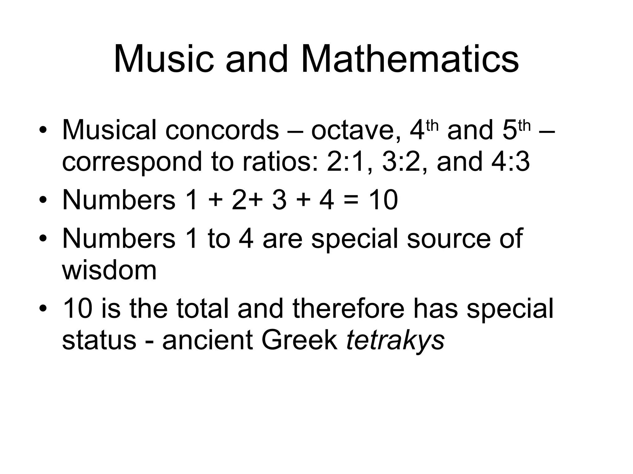 Pythagoras and Music | PPT