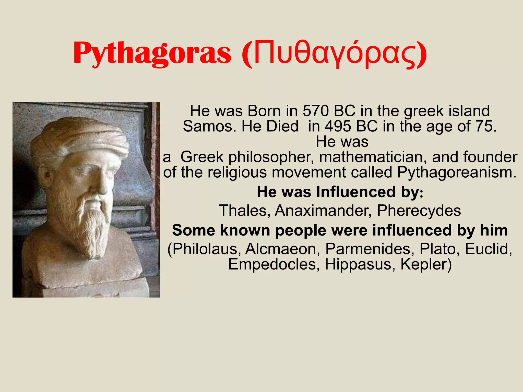 Pythagoras | PPTX