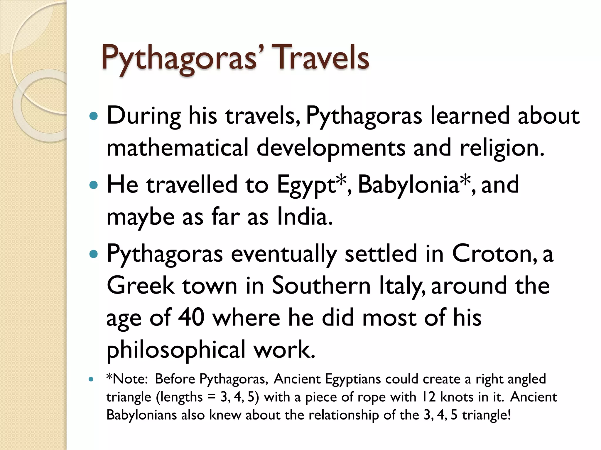 Pythagoras | PPT