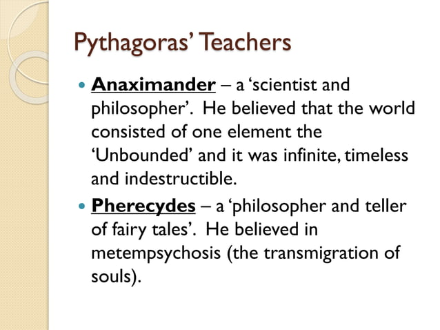 Pythagoras | PPT | Physics | Science