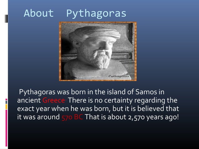 Pythagoras | PPT | Physics | Science