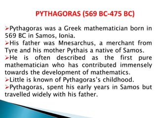 Father Of Pythagoras Mathematics