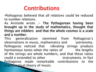 Pythagoras Contribution To Astronomy