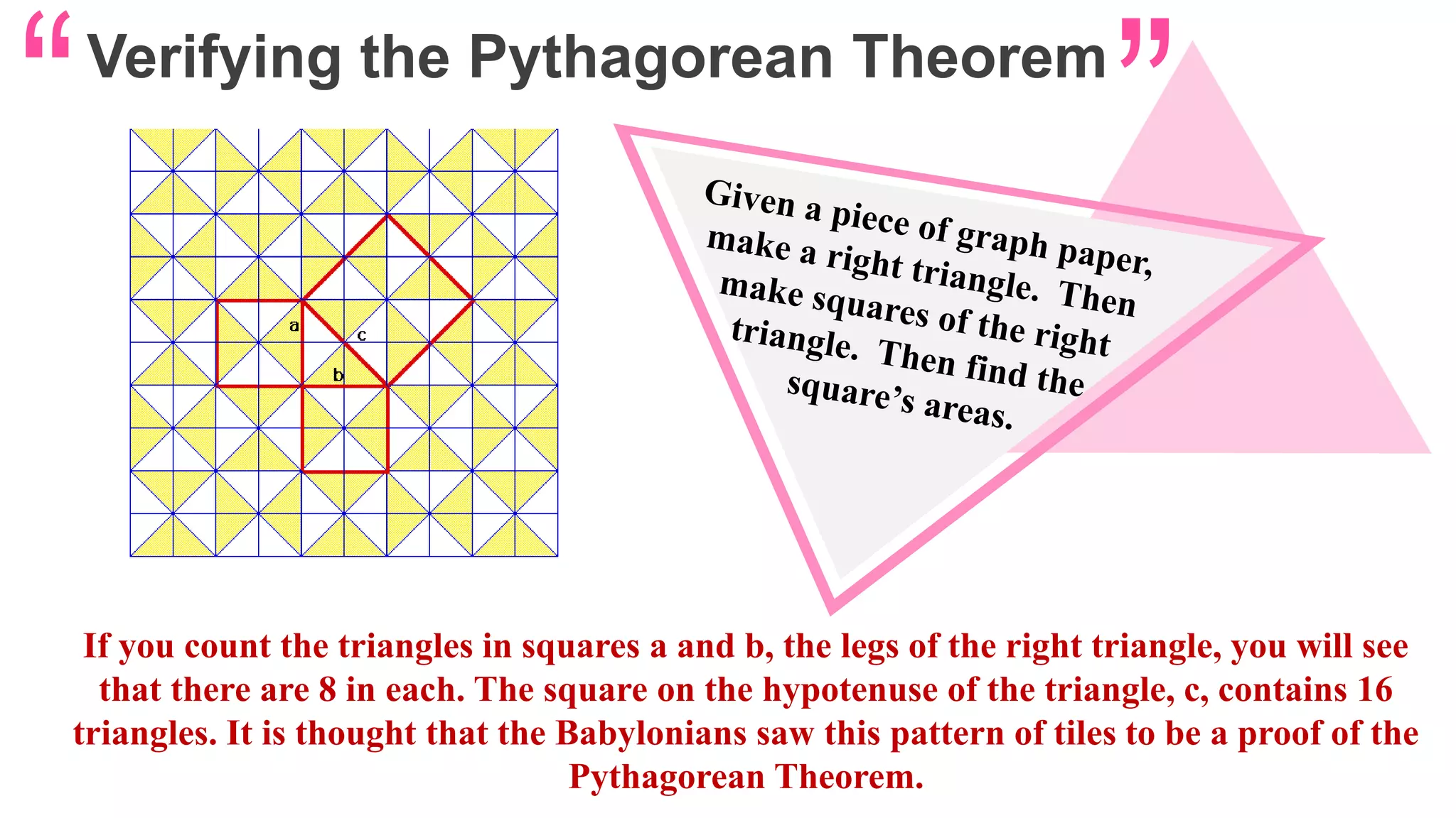 Pythagoras Theorem and Proof | PPTX