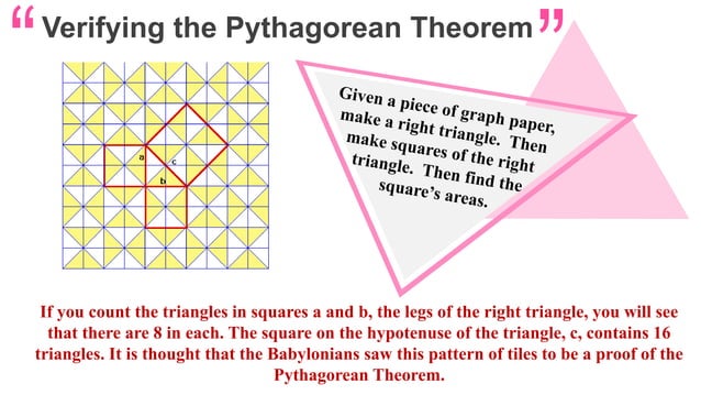 Pythagoras Theorem and Proof | PPTX