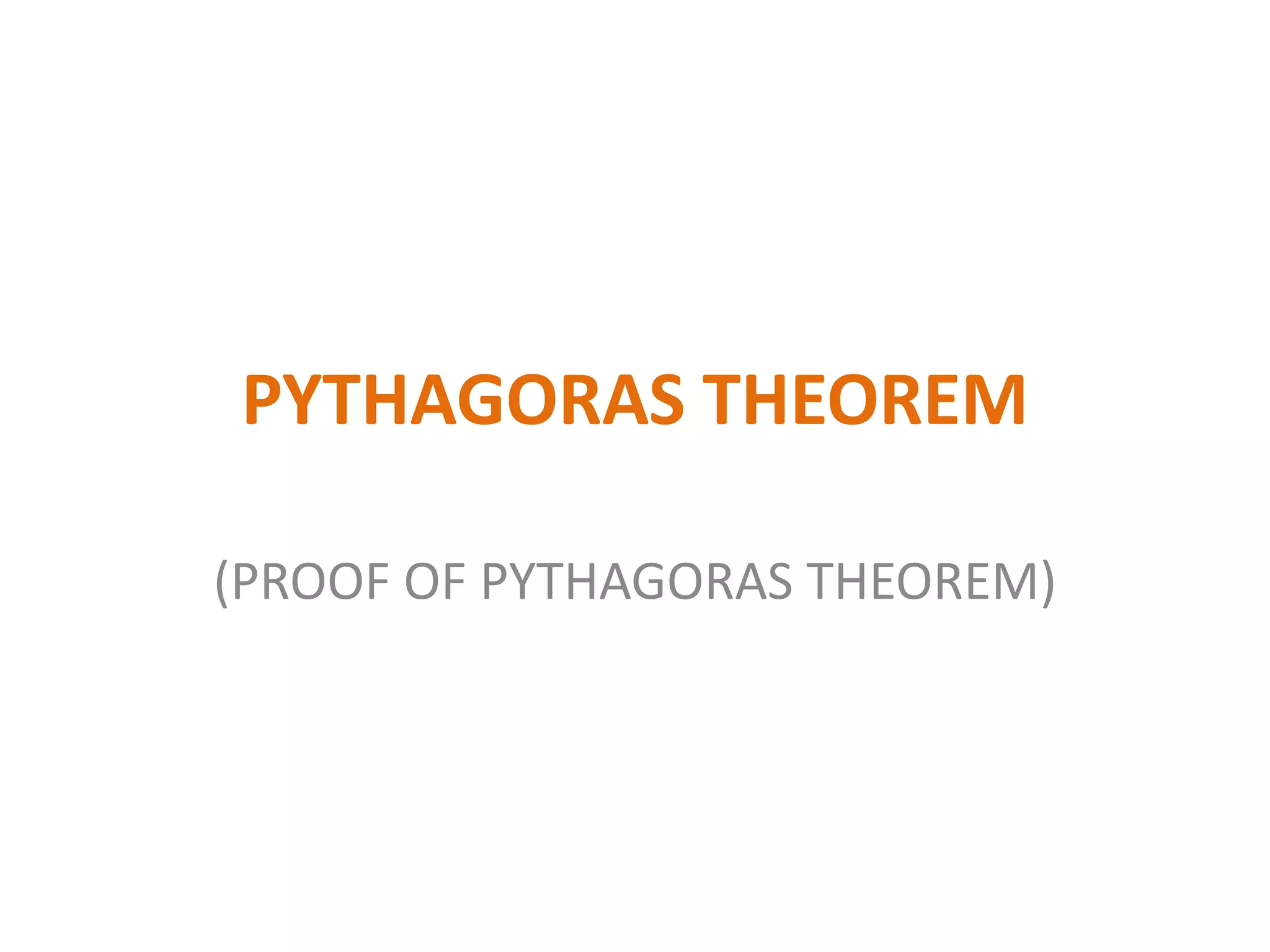 Pythagoras Theorem | PPT