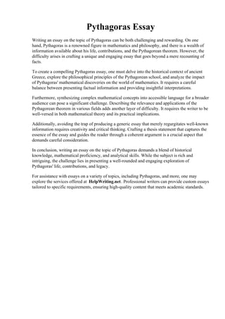 Pythagoras Essay.pdf
