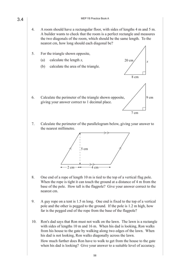 Pythagoras packet 3 | PDF