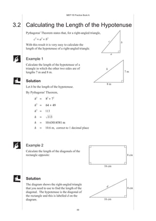 Pythagoras packet 3 | PDF