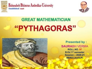 Pythagoras Accomplishments In Math