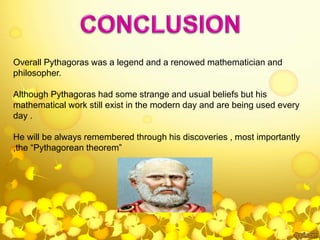 Pythagoras Accomplishments In Math