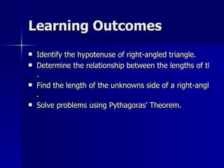 Pythagoras’ Theorem | PPT
