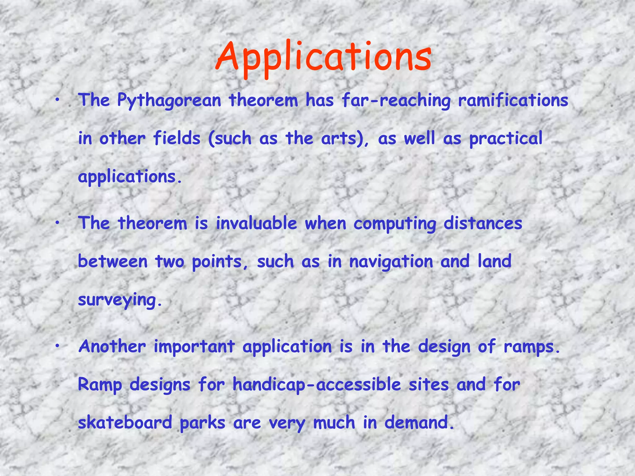 Pythagoras theorem | PPTX