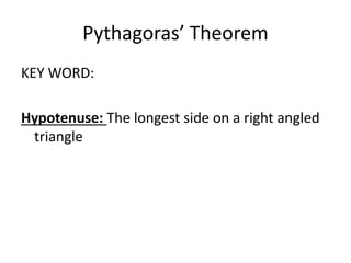 Pythagoras theorem | PPT