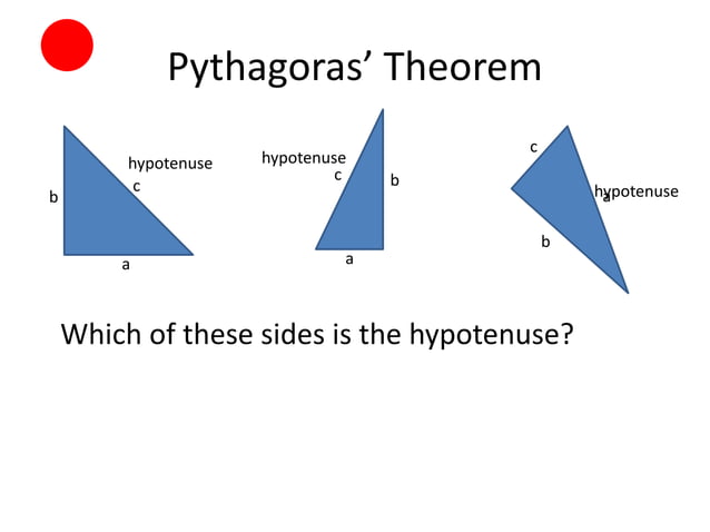 Pythagoras theorem | PPT