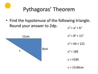 Pythagoras theorem | PPT