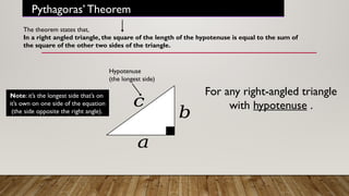 Pythagoras Theorem-find the missing sides.pptx