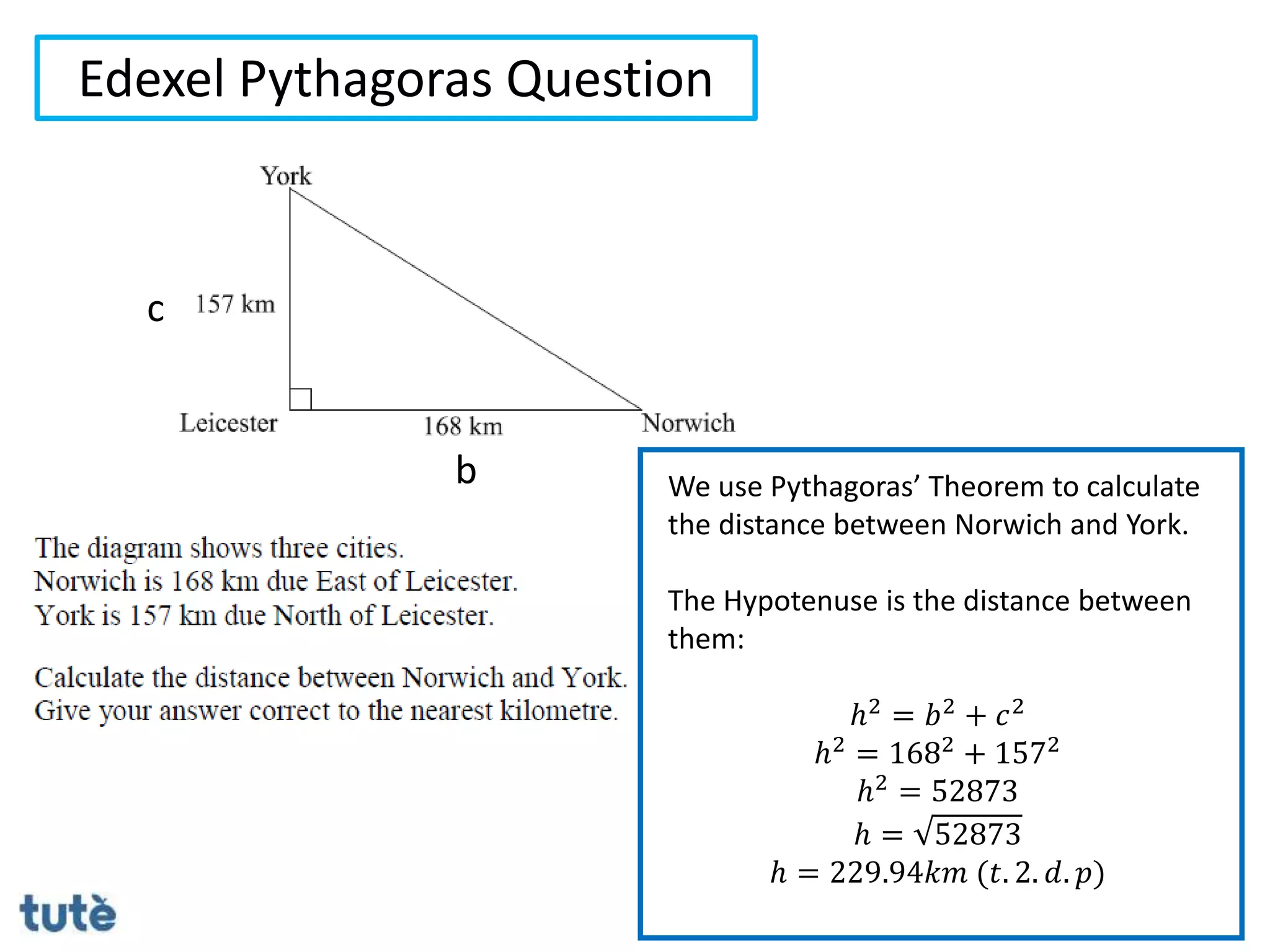 Pythagoras theorem graphs | PPT