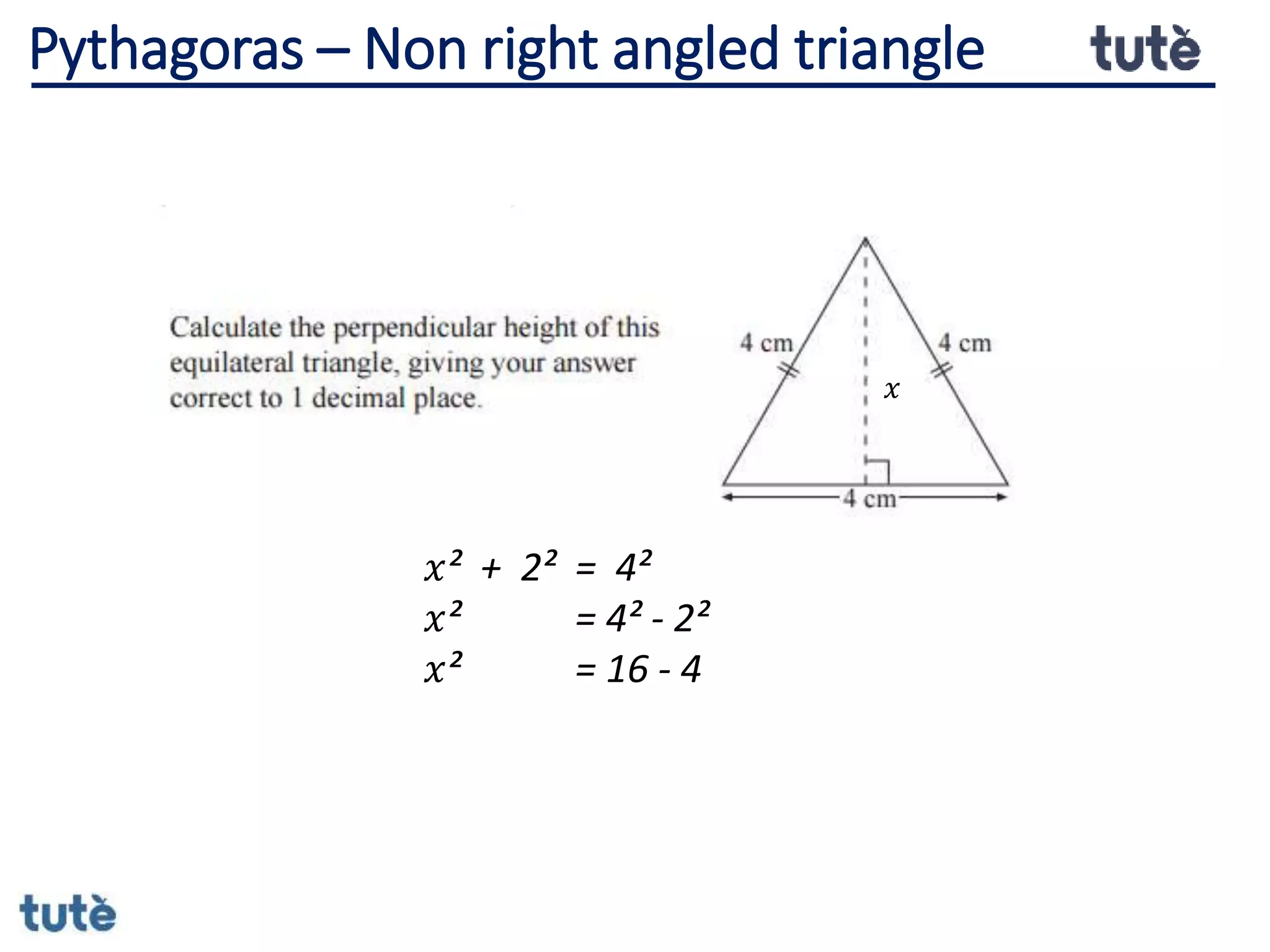 Pythagoras Theorem Graphs | PPT