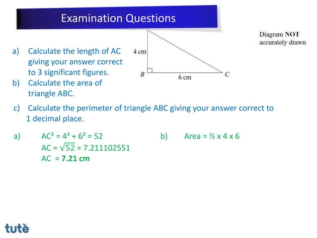 Pythagoras Theorem Graphs | PPT