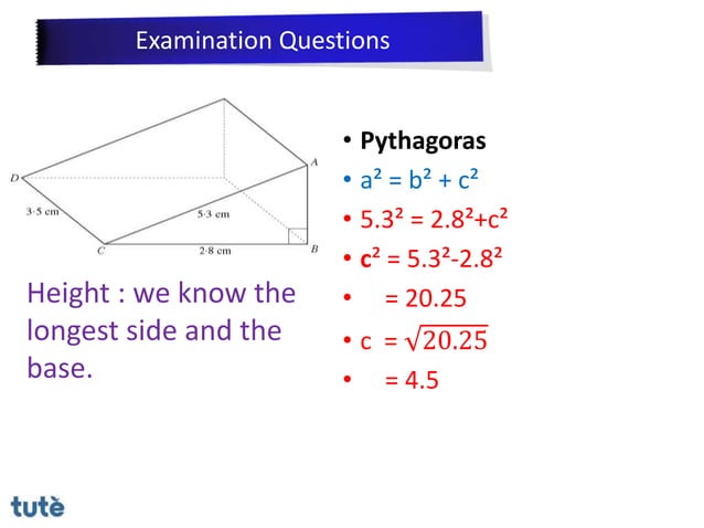 Pythagoras Theorem Graphs | PPT