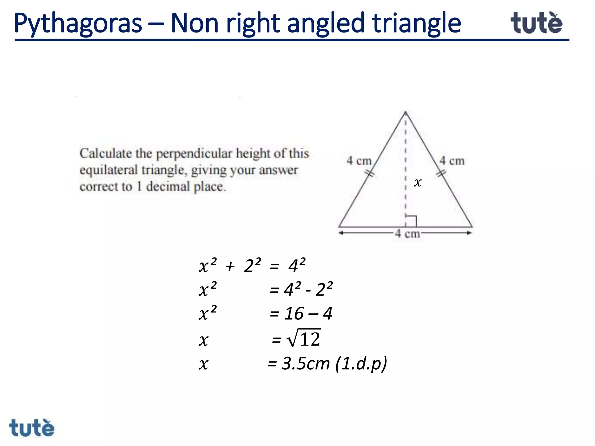 Pythagoras theorem graphs | PPTX