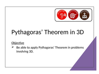 Introduction to Pythagoras’ Theorem Lesson | PPTX