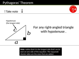 Introduction to Pythagoras’ Theorem Lesson | PPT