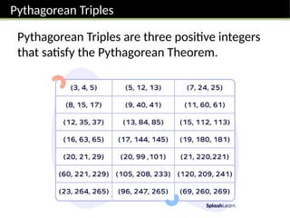 Introduction to Pythagoras’ Theorem Lesson | PPT