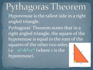 Pythagoras theorem math | PPTX