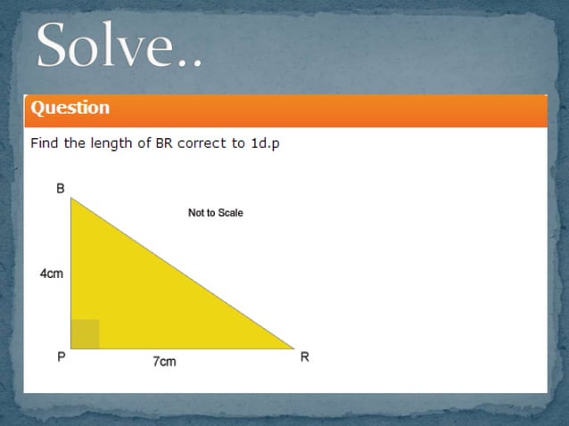Pythagoras theorem math | PPTX | Physics | Science