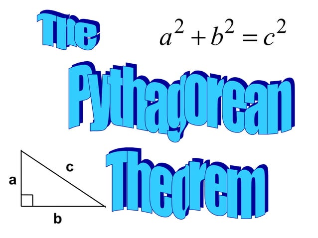 Pythagoras theorem ppt | PPT