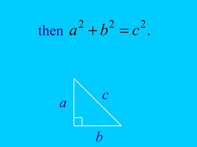 Pythagoras theorem ppt | PPT