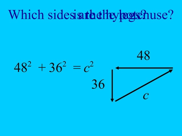 Pythagoras theorem ppt | PPT