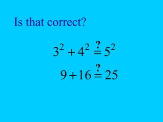 Pythagoras theorem ppt | PPT