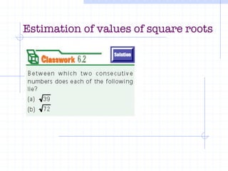 Pythagoras' Theorem & Square root pptttt | PDF