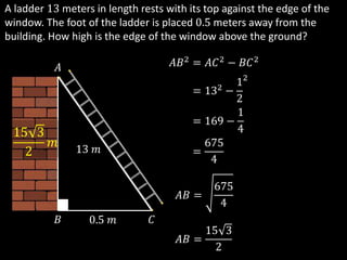 Pythagorean Theorem | PPTX