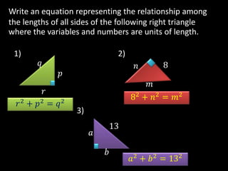 Pythagorean Theorem | PPTX