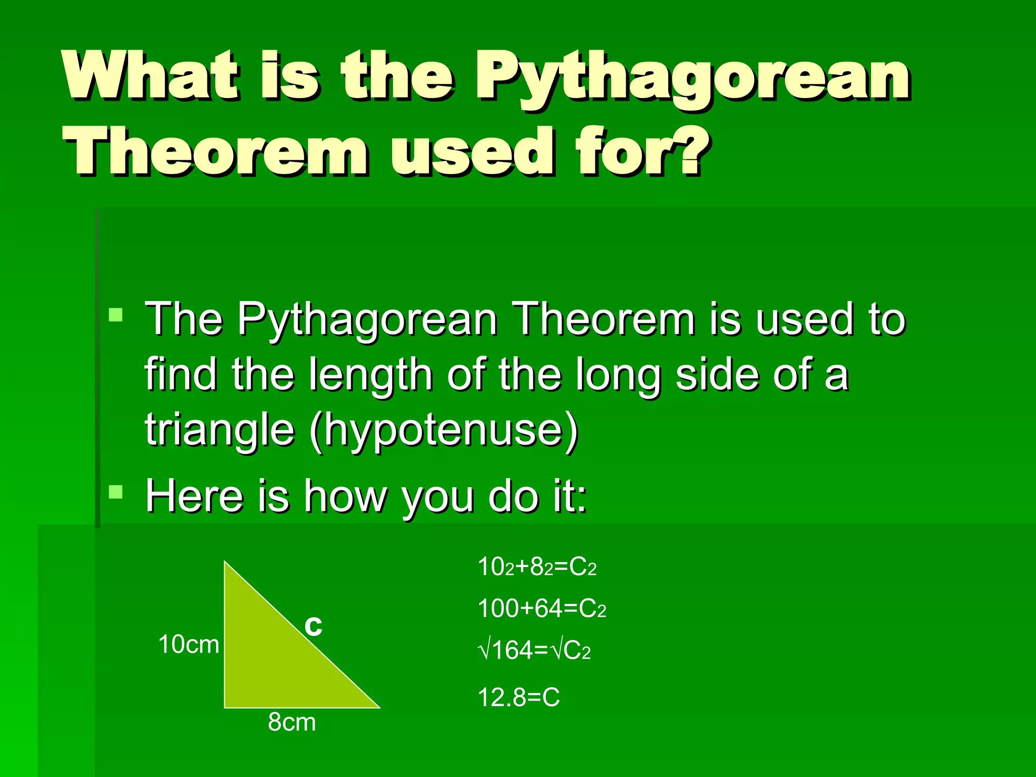 Pythagorean Theorem | PPT