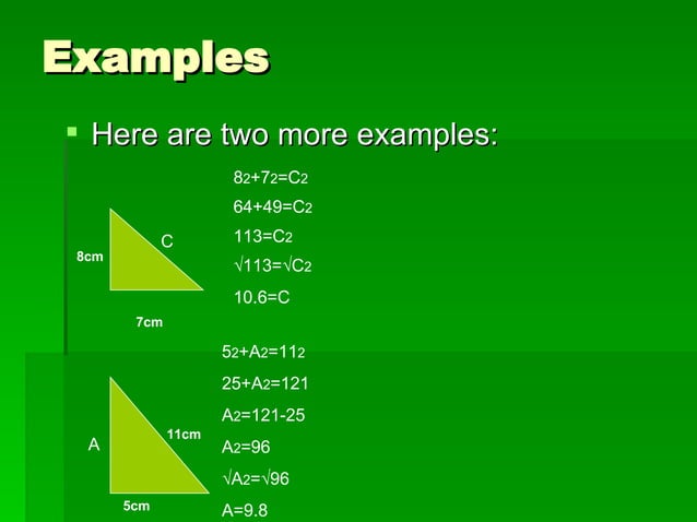 Pythagorean Theorem | PPT | Physics | Science