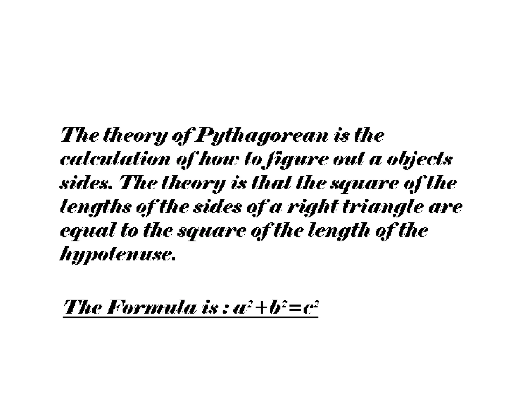 Pythagorean Theorem | PPT