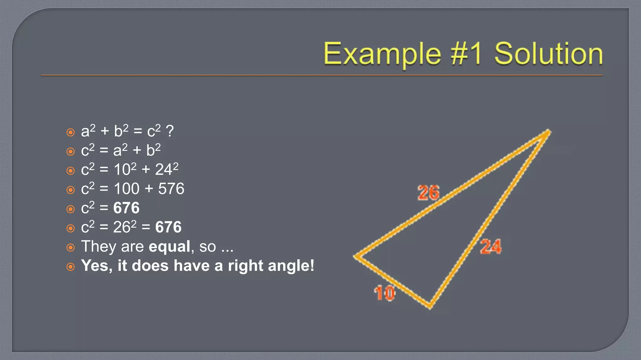 Pythagorean theorem-and-special-right-triangles | PPT