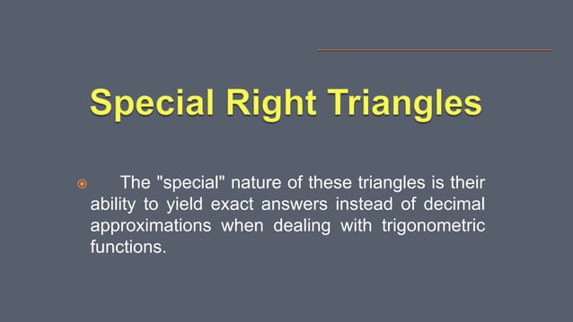Pythagorean theorem-and-special-right-triangles | PPT