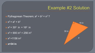 Pythagorean theorem-and-special-right-triangles | PPT