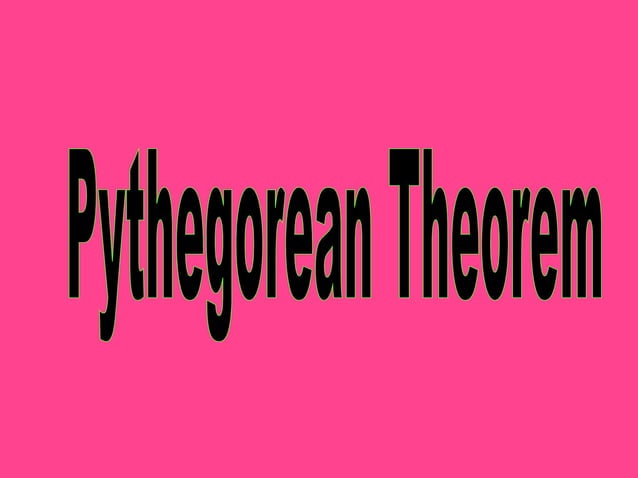 Pythagorean Theorum | PPT